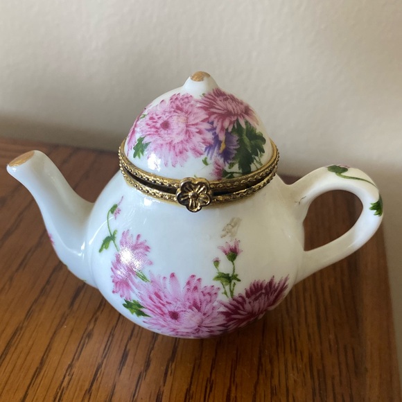 Accents | Vintage Hinged Teapot Trinket Box | Poshmark